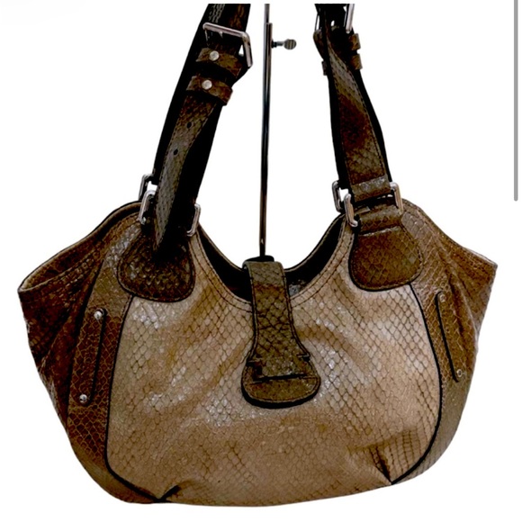 Celine | Bags | Celine Python Leather Shoulder Bag | Poshmark